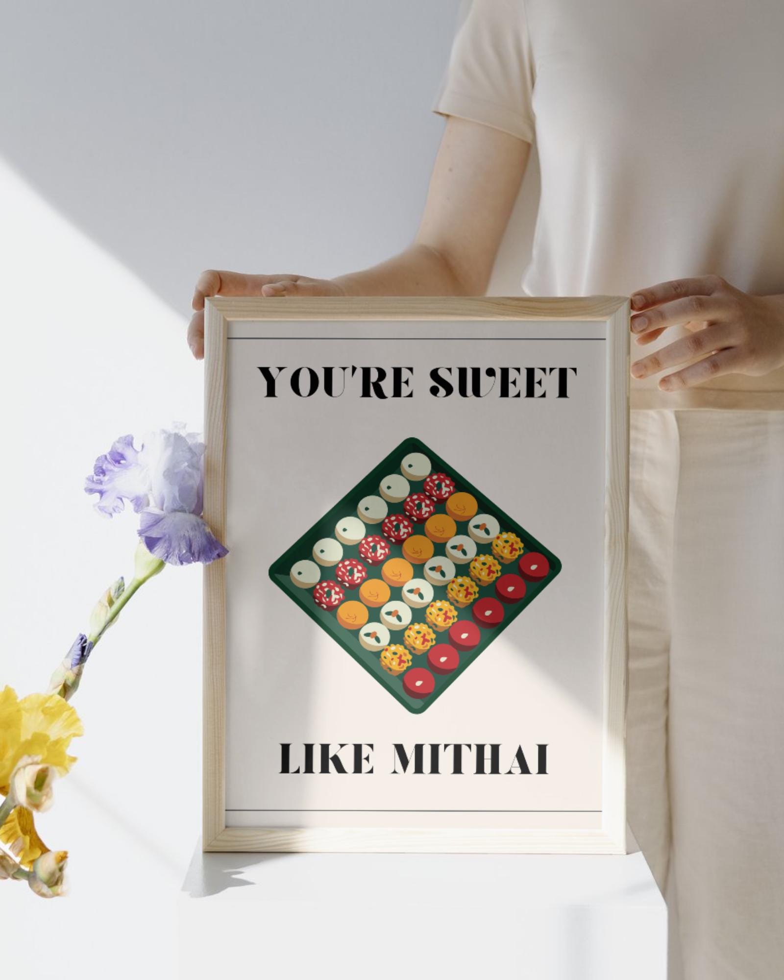 Gujarati Food Poster: Mithai - Indian Kitchen Art (digital Download) - Etsy
