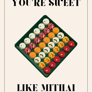 Gujarati Food Poster: Mithai - Indian Kitchen Art (digital Download) - Etsy