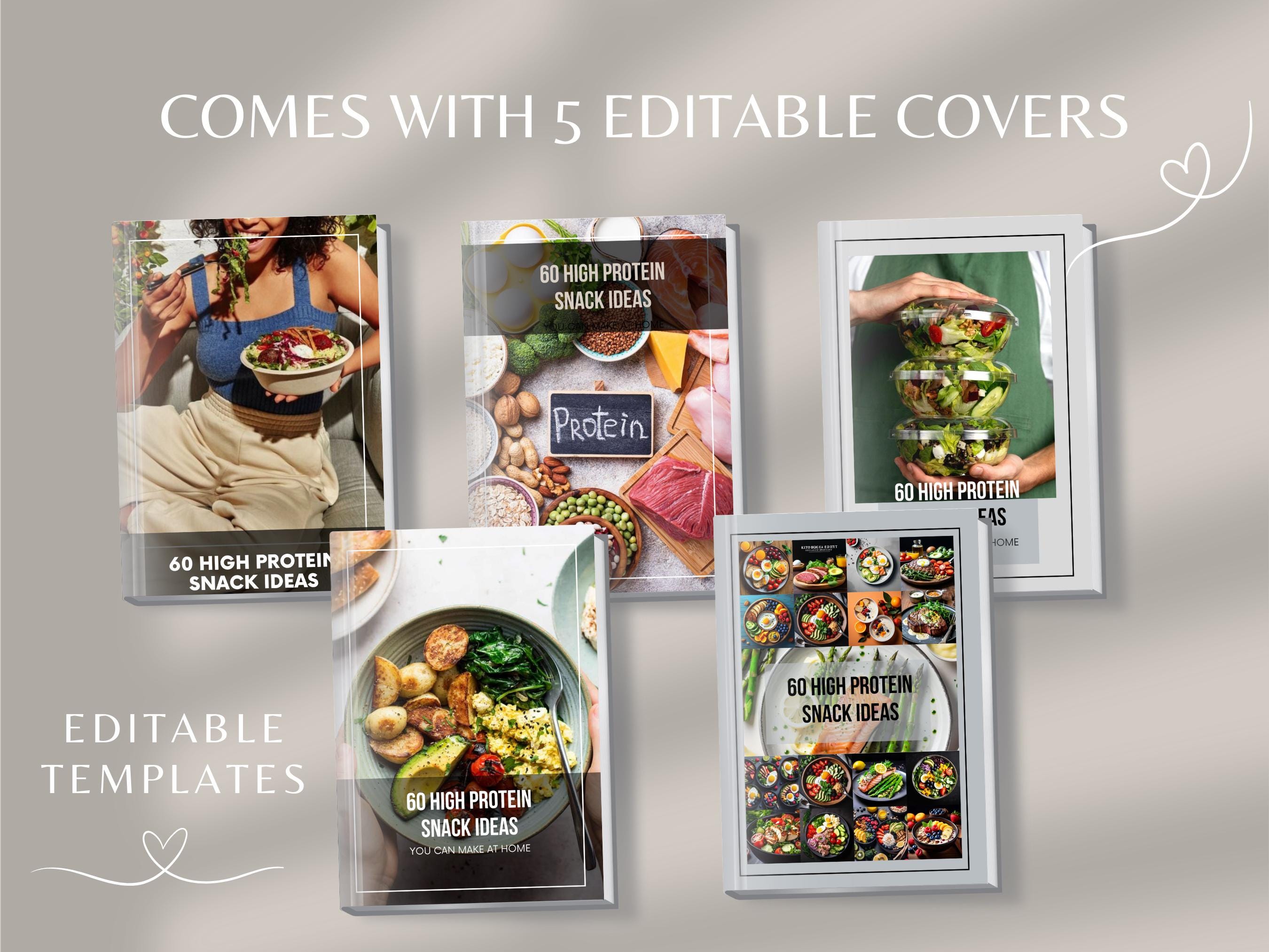 60 High-protein Snack Recipes With Master Resell Rights | Canva ...