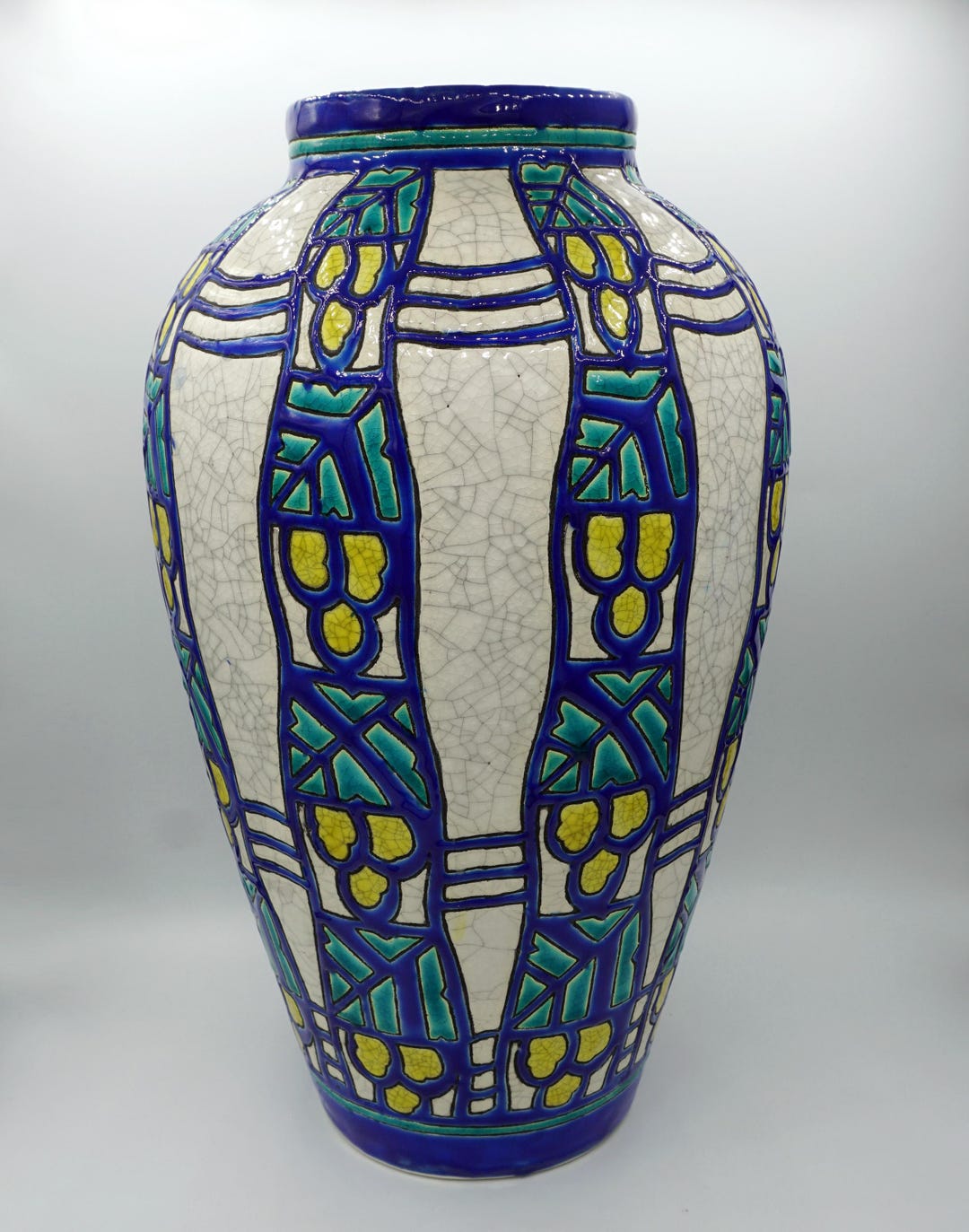 Art Deco - Ceramic Vase - by Charles Catteau for Keramis 1924 - Decor ...