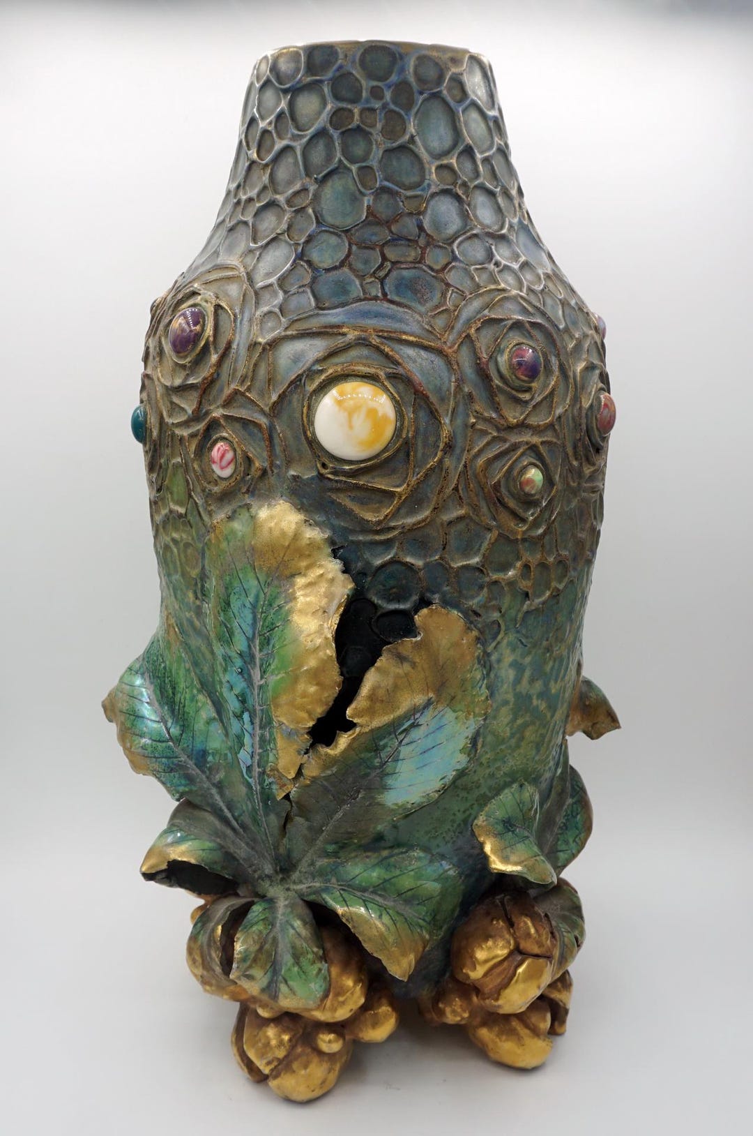 Art Nouveau Vase - Amphora Werke Turn Teplitz Austria - 37 Cm - 1905 - Etsy