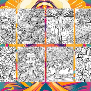 152 Jesus and Christianity Coloring Book, Printable PDF, Jesus ...