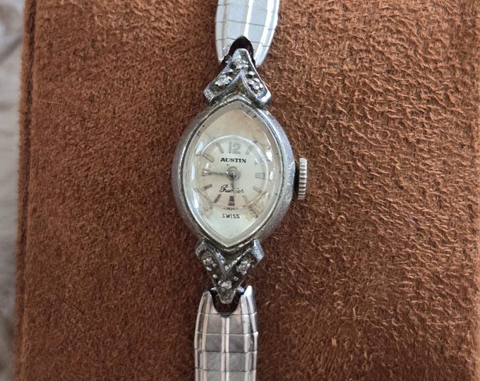 Vintage Austin Barrier Swiss Watch 10k Bezel - Etsy