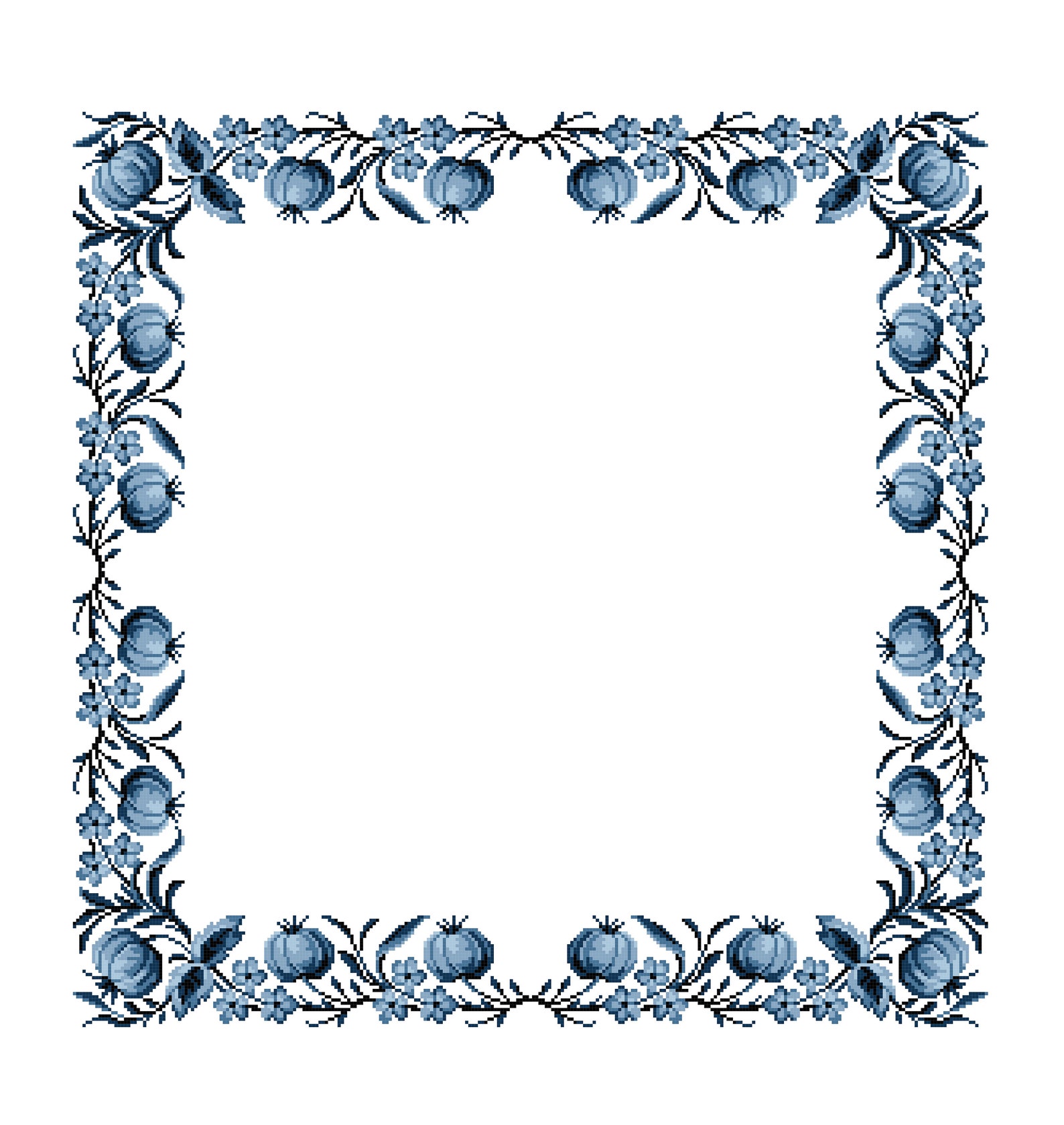 True Blue - Cross Stitch Pattern. Instant Download PDF - Etsy