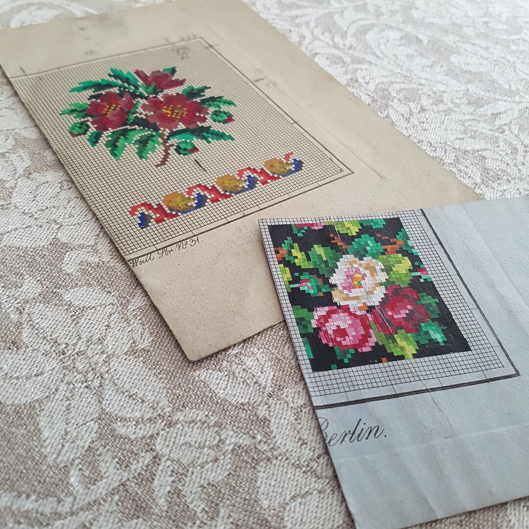 Pretty Rose Pattern. Cross Stitch Pattern. Instant Download PDF. - Etsy