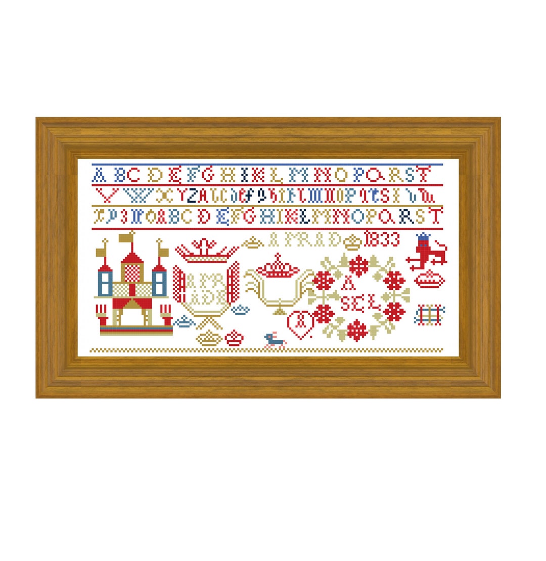 Afrad. Cross Stitch Pattern. Instant Download PDF. - Etsy