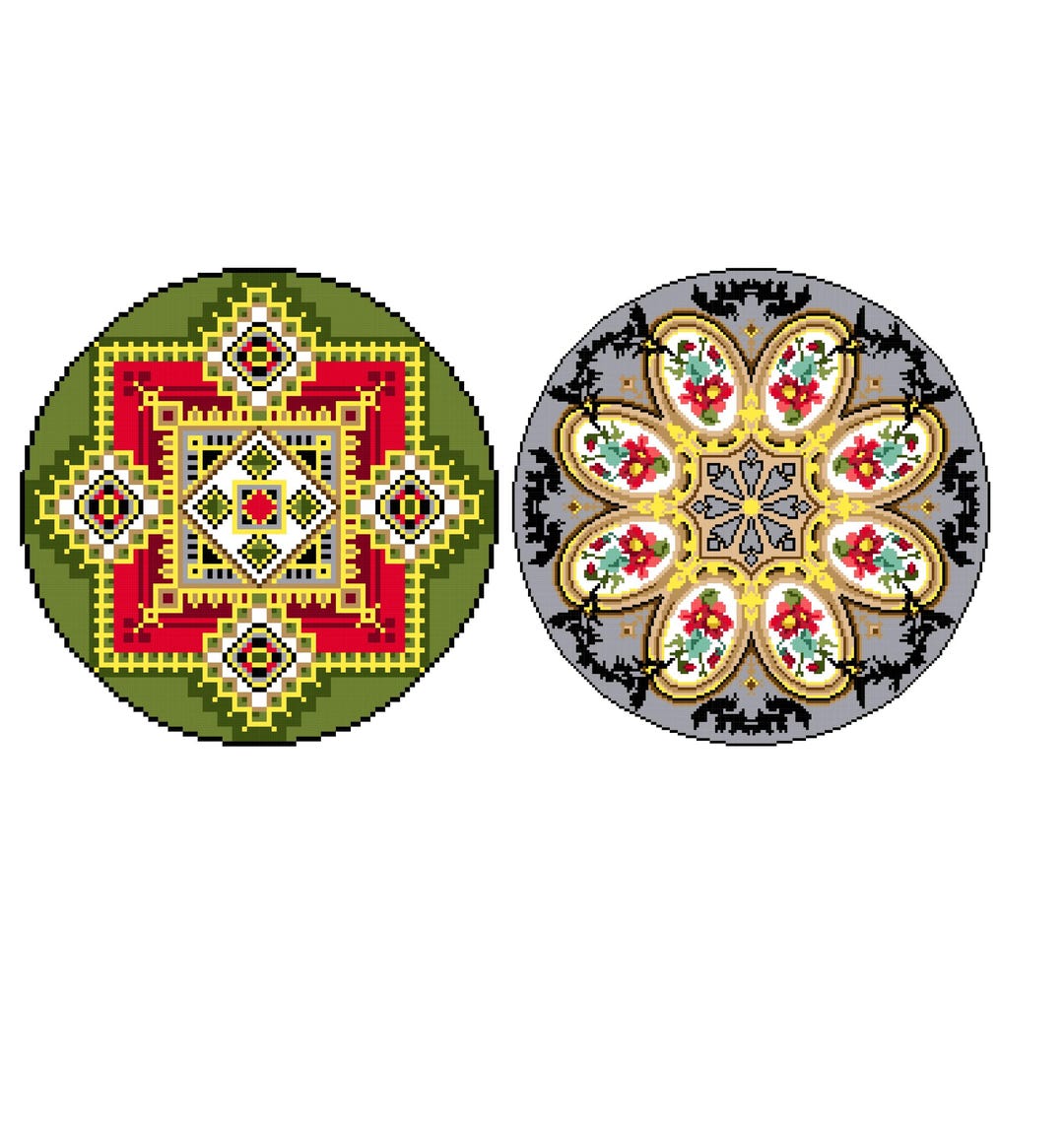 Footstool 1873. Cross Stitch Pattern. Instant Download PDF. - Etsy