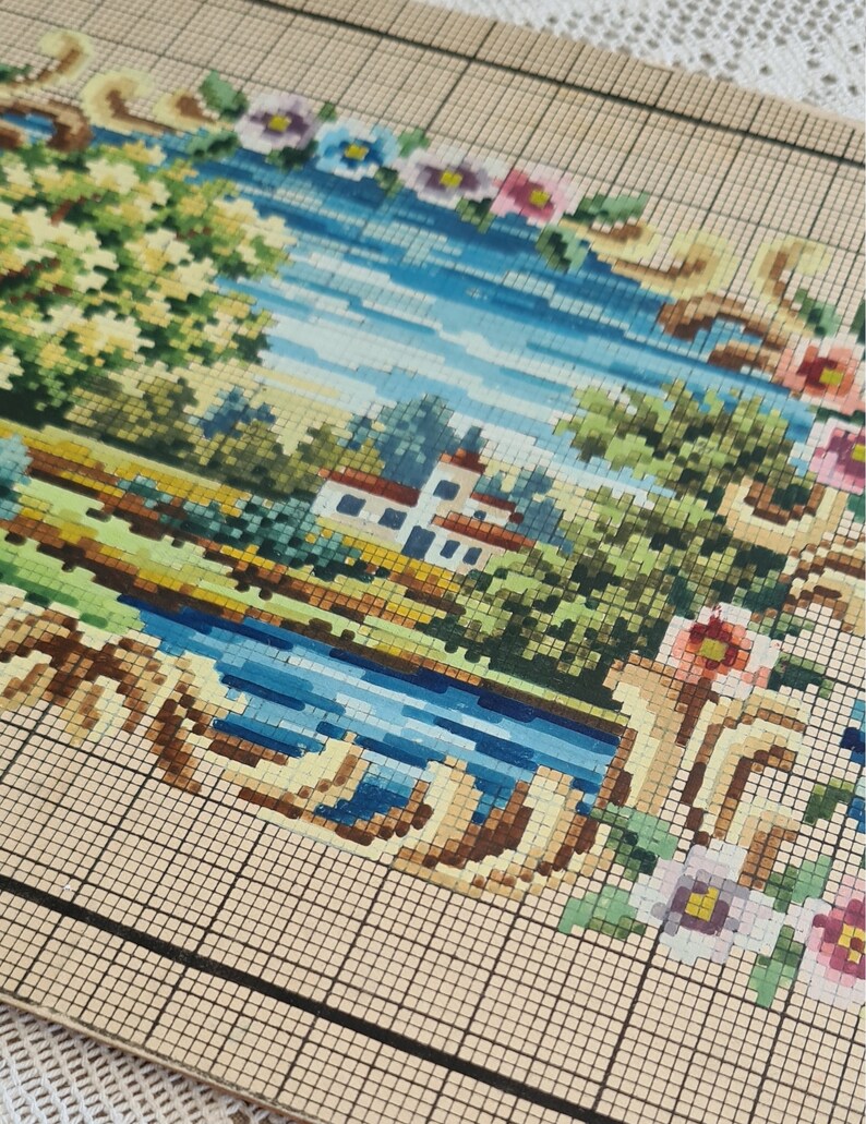 Pastoral Cross Stitch Pattern . Instant Download PDF - Etsy