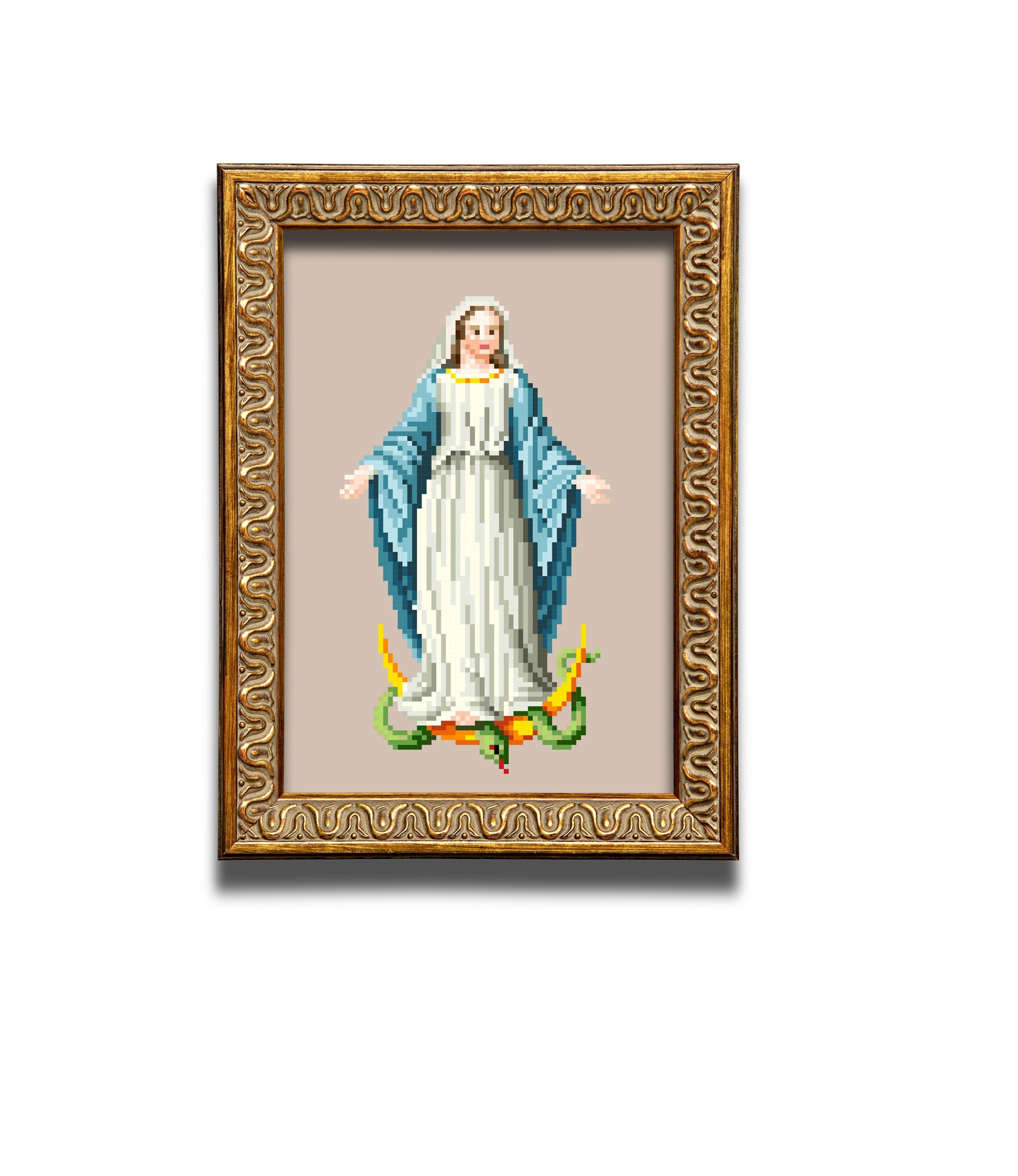 Mary. Cross Stitch Pattern. Instant Download PDF. - Etsy