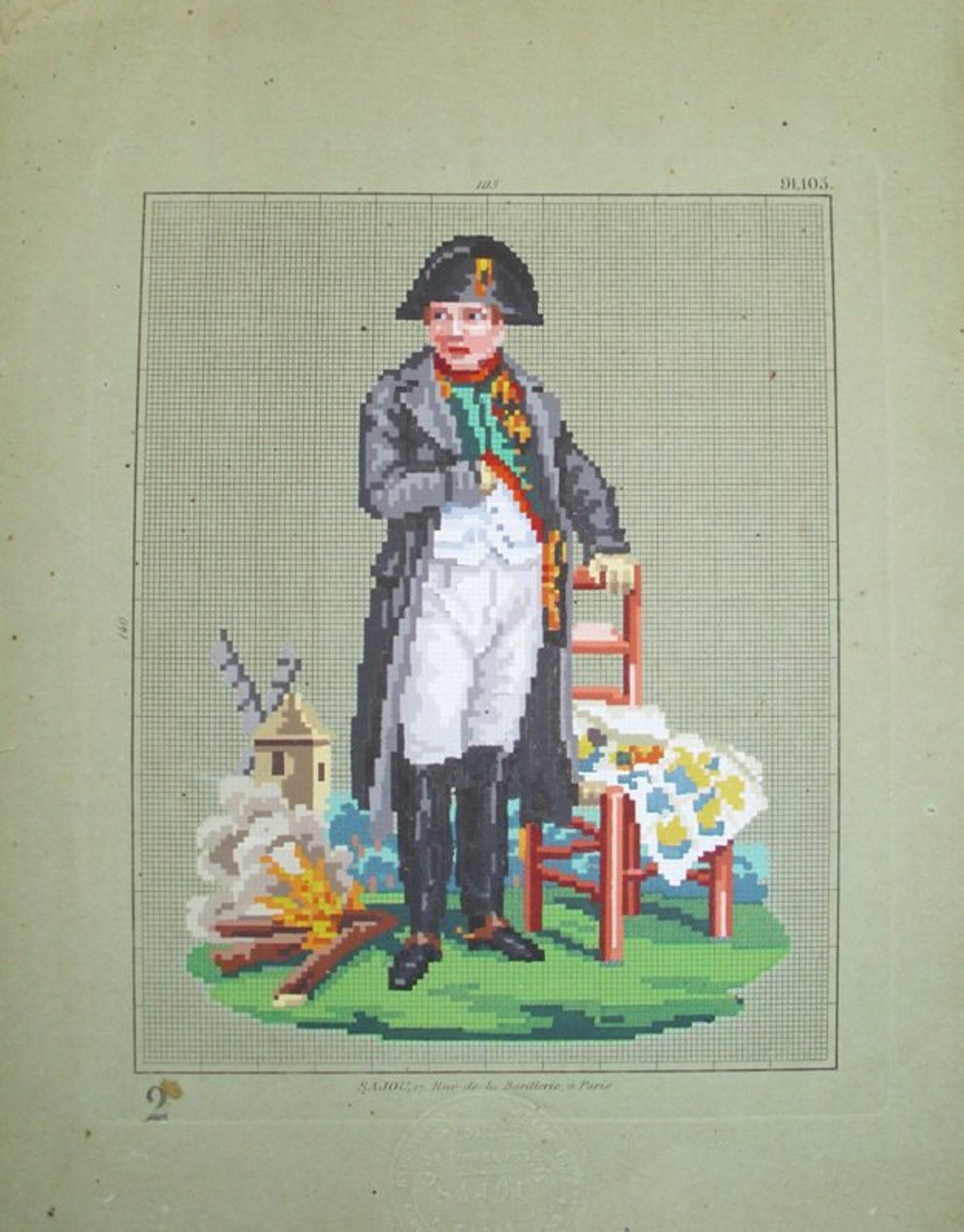 Napoleon. Cross Stitch Pattern. Instant Download PDF. - Etsy