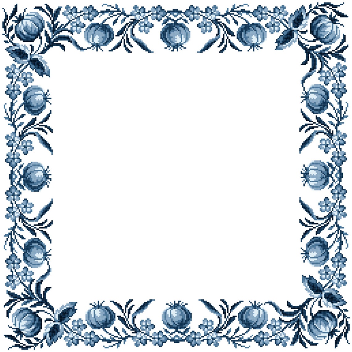 True Blue - Cross Stitch Pattern. Instant Download PDF - Etsy