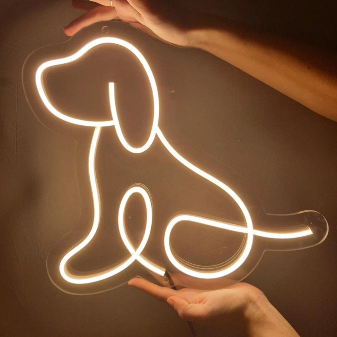 Neon Custom Sign| Dog Neon Sign| Dog Neon Logo| Animals Pet Neon Sign ...