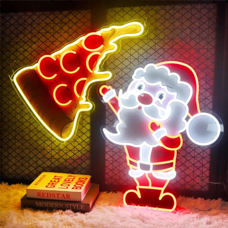 Neon Custom Sign WITH GIFT| Burger Neon Sign Fast Food| Snack Food Neon ...