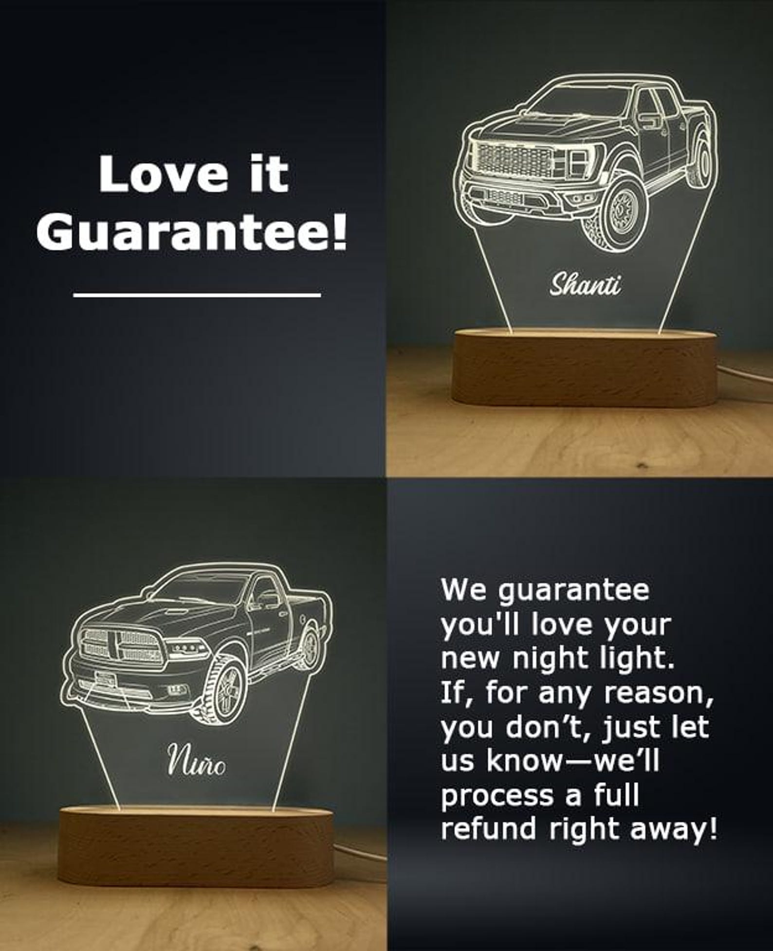 Custom Firefighter Night Light, Personalized Fireman Lamp, Firefighter ...