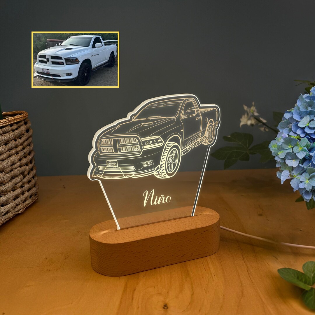 Create a Unique Ambiance With a Custom Car-themed Night Light ...