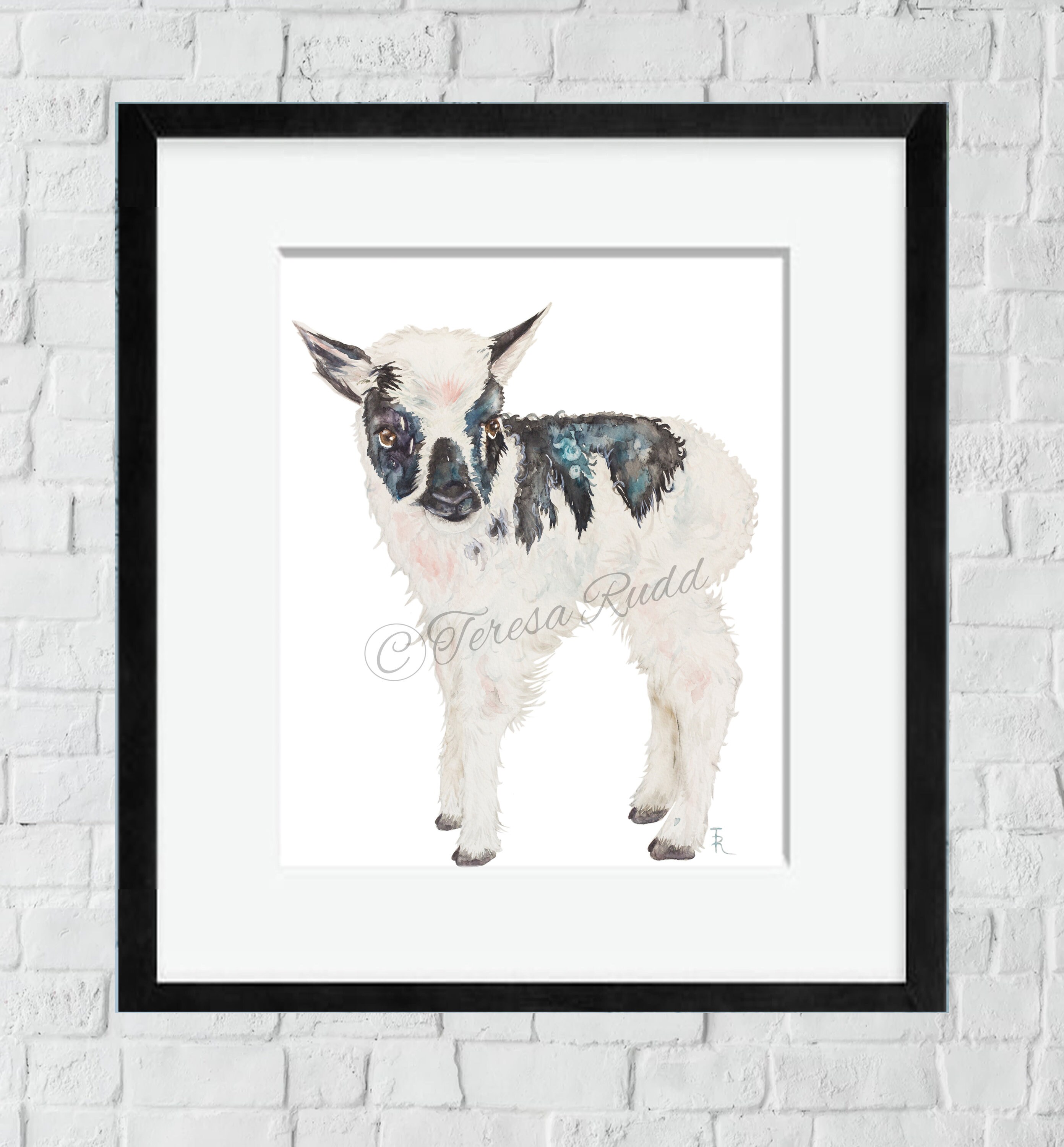 Fiona Angel Baby Instant Digital Download Print Room Decor Sweet Lamb ...