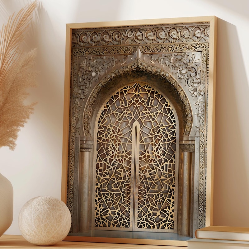 Islamic Geometry Poster - Etsy