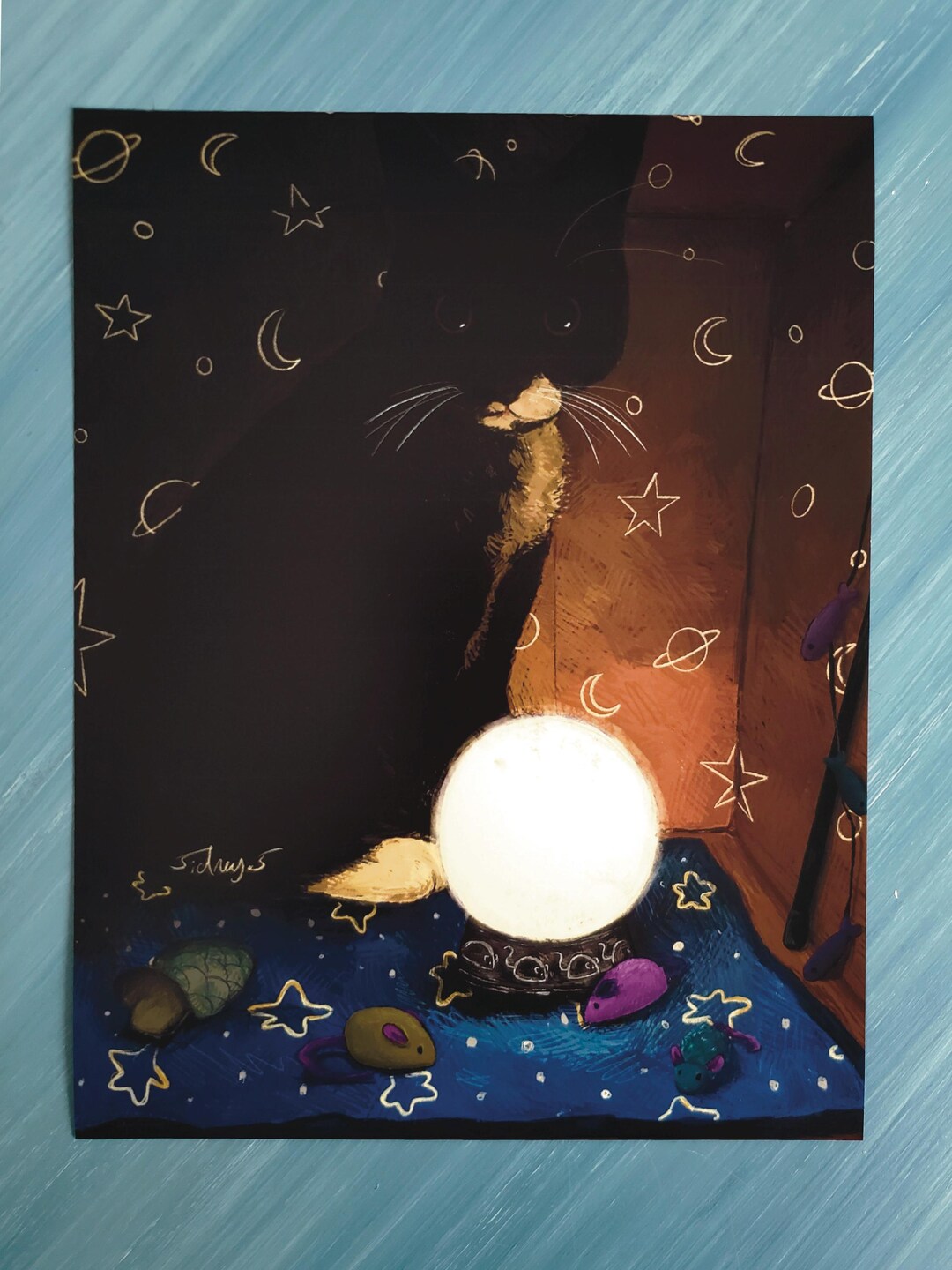 Fortune Teller Art Print - Etsy