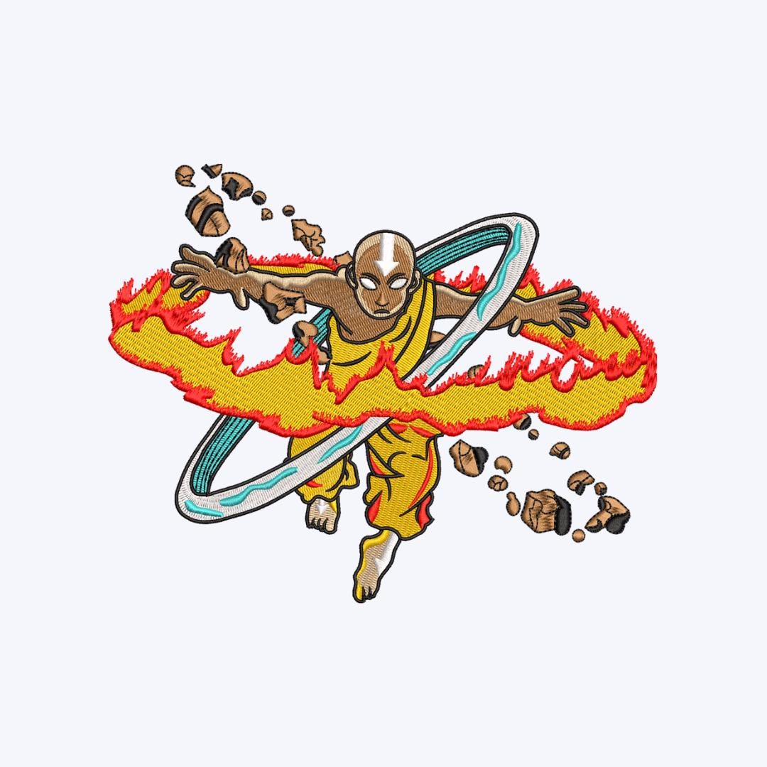 Premium Dynamic Monk Character Embroidery File Pick Your Hoop Size - Etsy