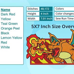 Premium Cartoon Embroidery Design File, Compatible With All Embroidery ...