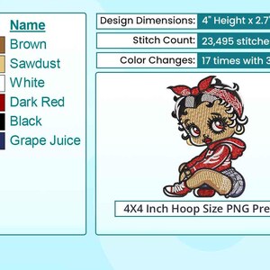 Premium Cartoon Embroidery Designs Files, Suitable With Any Embroidery ...