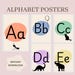 Alphabet Prints Pastel Classroom Decor, Literacy Display Early Literacy ...