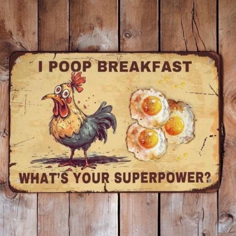 Funny Chicken Sign - Etsy