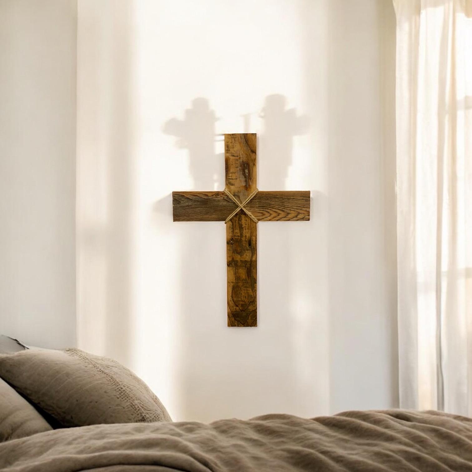 Wooden Cross, Handmade Cross, Christian Decor, Farmhouse Decor ...