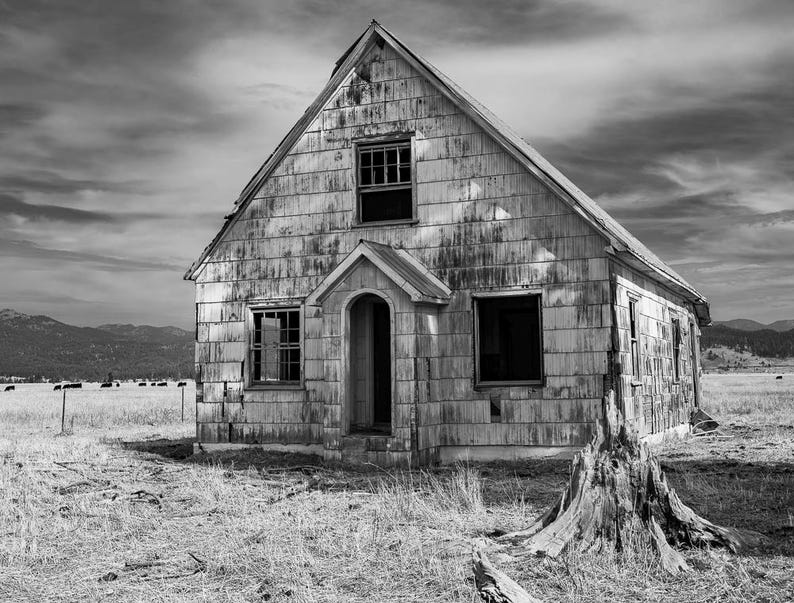Abandoned Homestead, Idaho, Abandoned Home, Farm House, Rural Life - Etsy