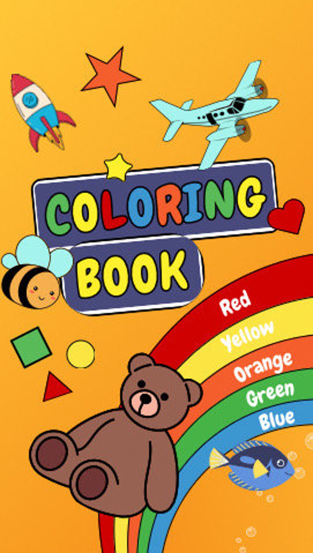 Coloring Book for Kids - Etsy