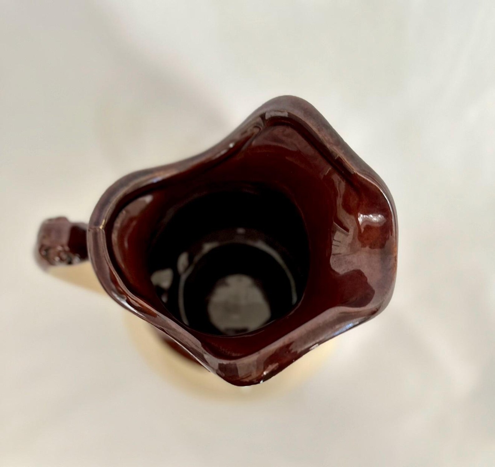 Vintage 1970s Nelson Mccoy Fruit Festival Ceramic Pitcher #7515, 48 ...