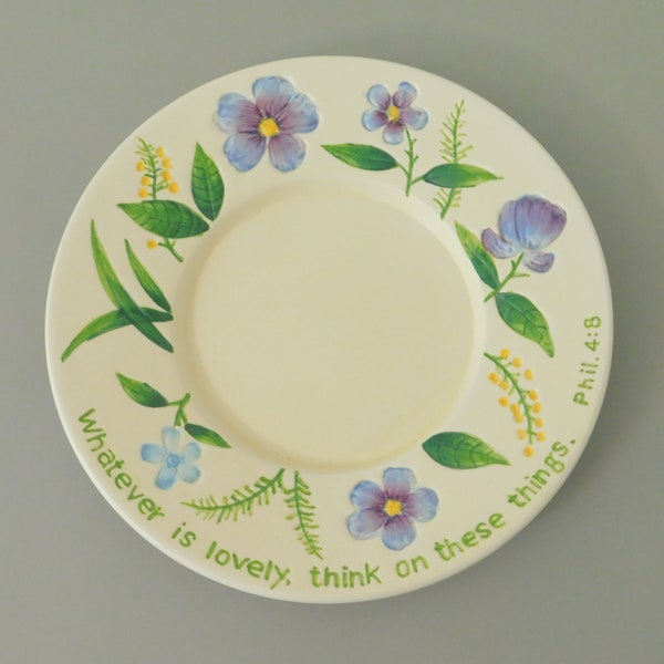 Bible Verse Decorative Plates - Etsy