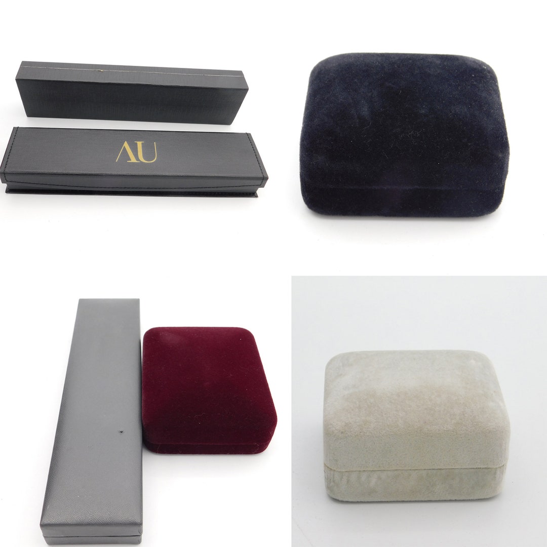 Vintage Jewelry Presentation Box Lot, Jewelry Storage, Jewelry Display ...