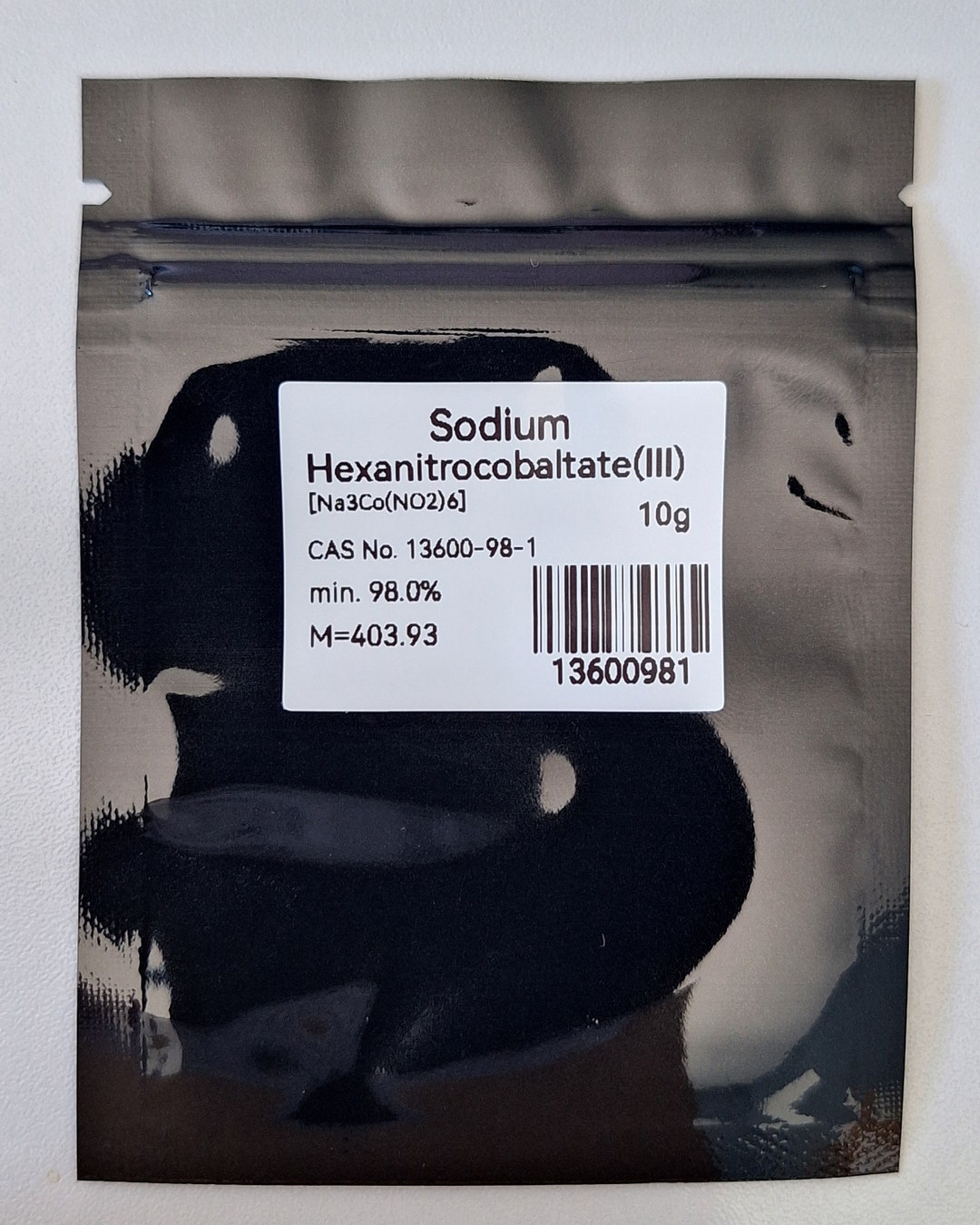 10g Sodium Hexanitrocobaltate(iii), Sodium Cobaltinitrite 98.0%+ CAS ...