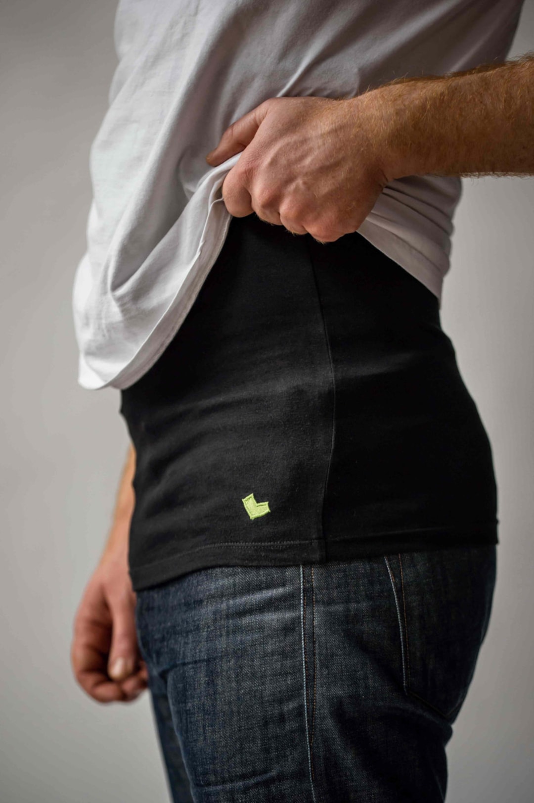 New for Men! Luxe Black Haramaki Belly Band - Belly Warmer - Kidney ...