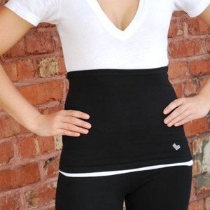 Women's Luxe Black Haramaki Belly Band - Etsy