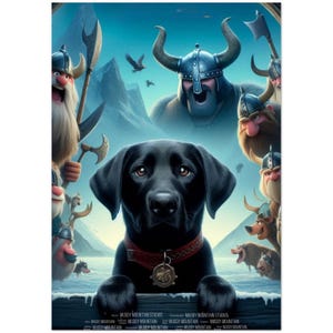 Dog Movie Poster Labrador digital File - Etsy