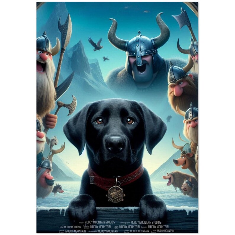 Dog Movie Poster Labrador digital File - Etsy