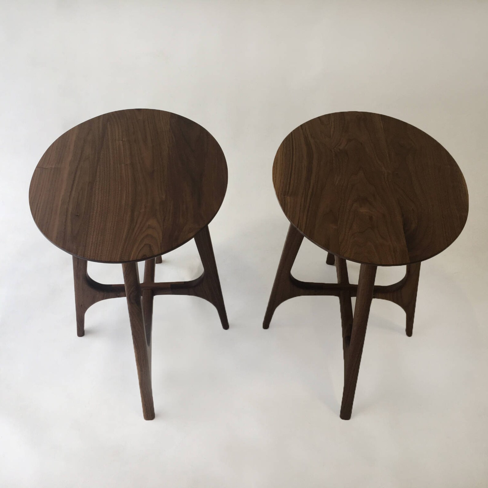MCM Side Table in Solid Walnut Single or a Pair of Side - Etsy
