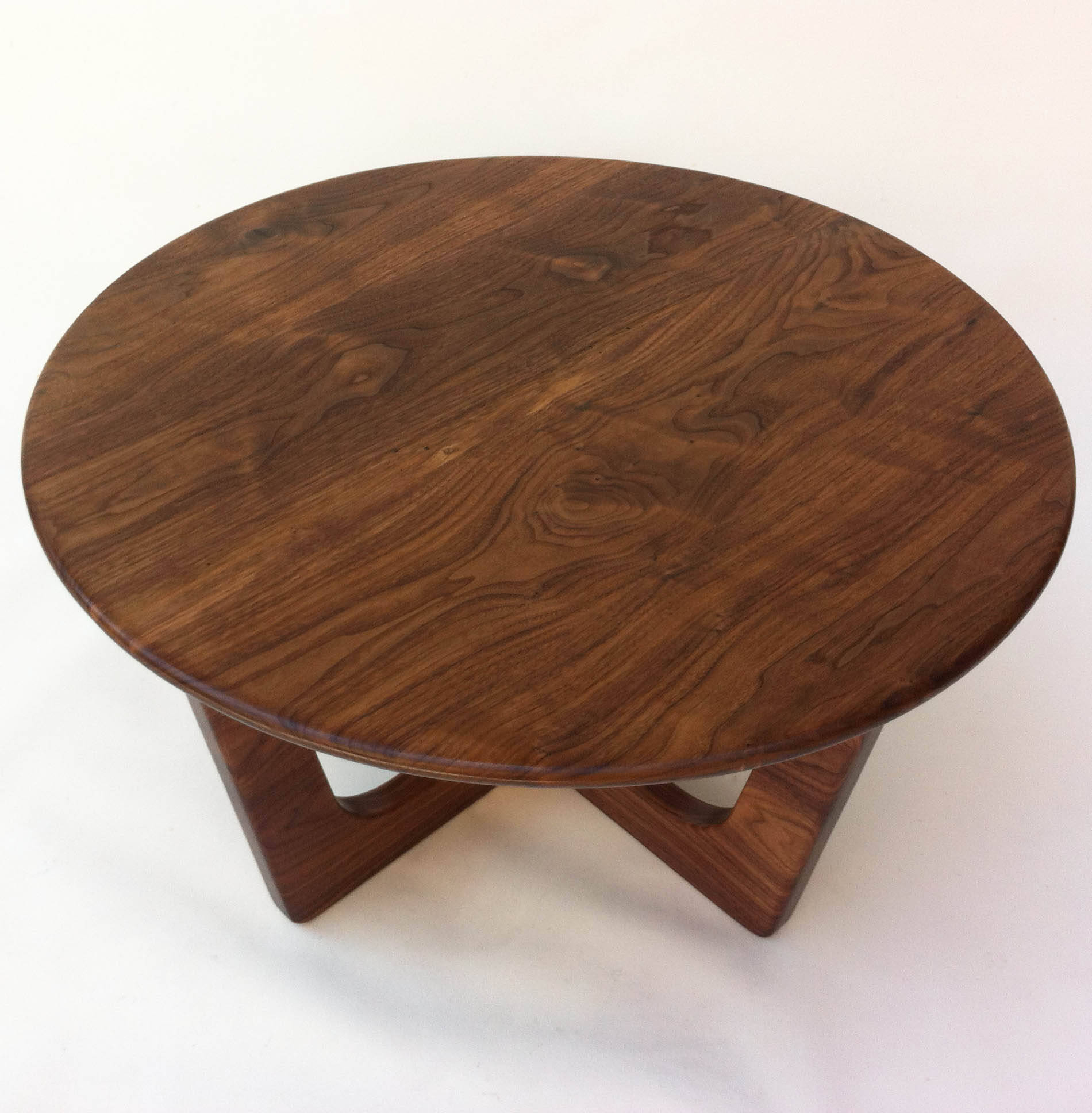 Round Mid Century Modern Coffee Cocktail Table Pearsall | Etsy