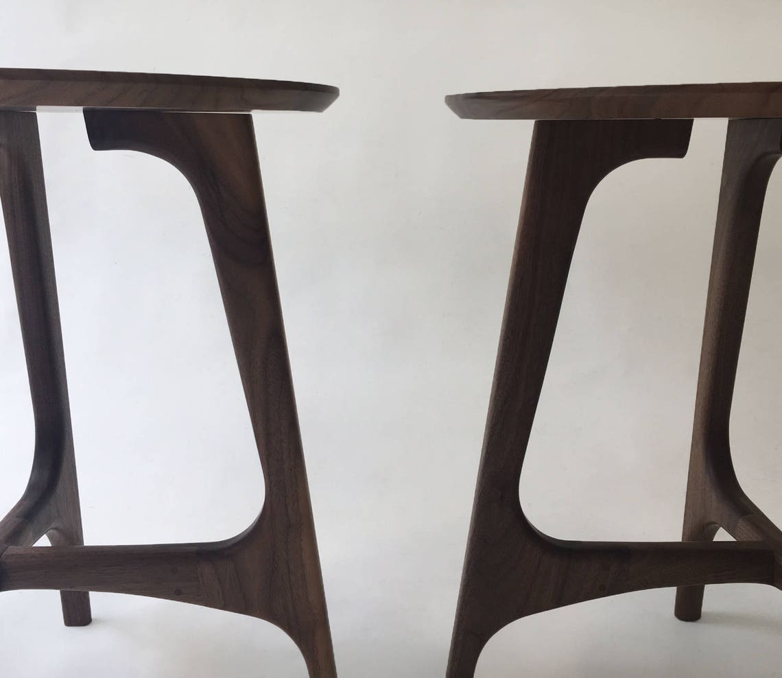 MCM Side Table in Solid Walnut Single or a Pair of Side - Etsy