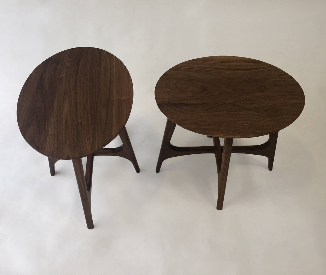 MCM Side Table in Solid Walnut Single or a Pair of Side - Etsy