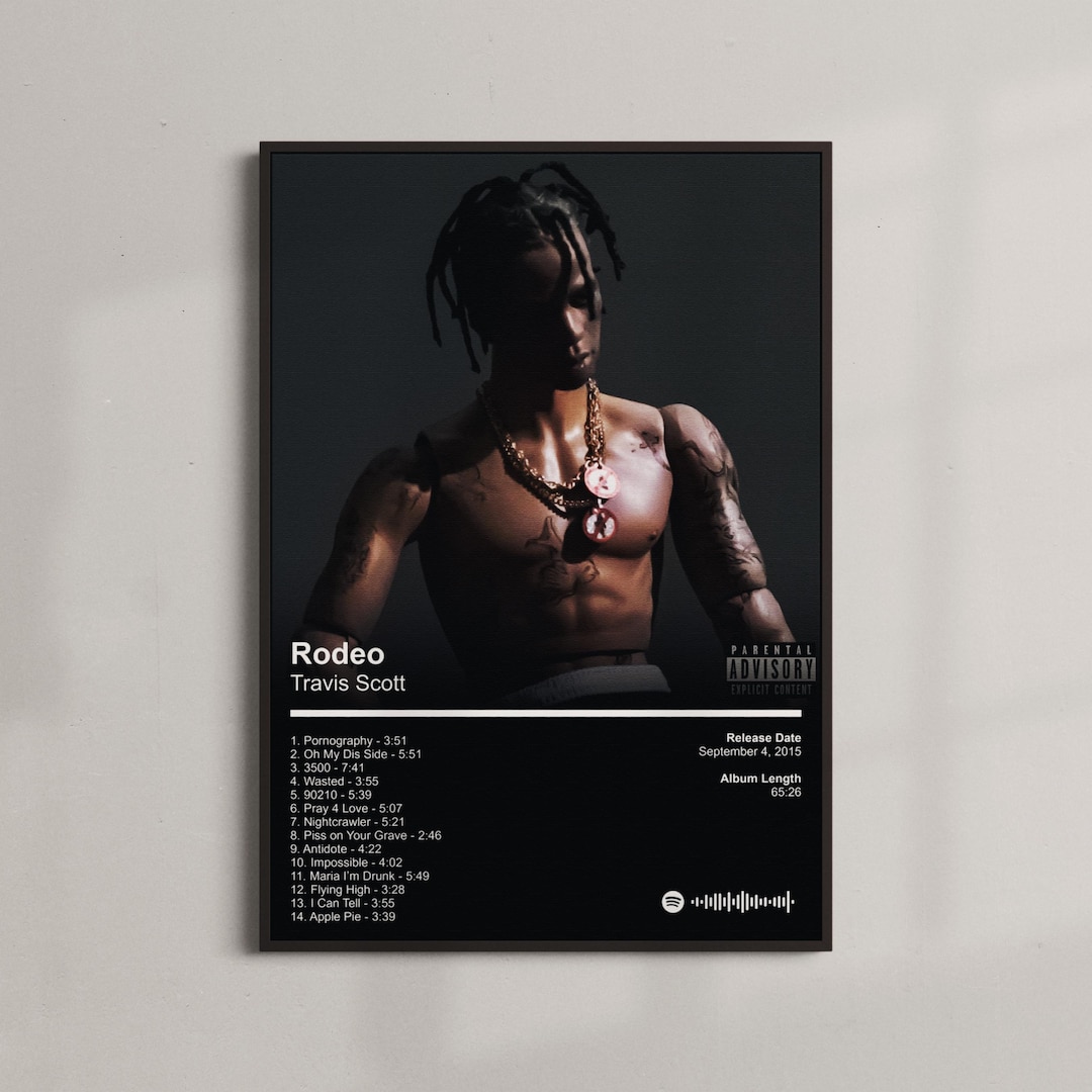 Travis Scott Rodeo Album Cover Music Poster - Etsy