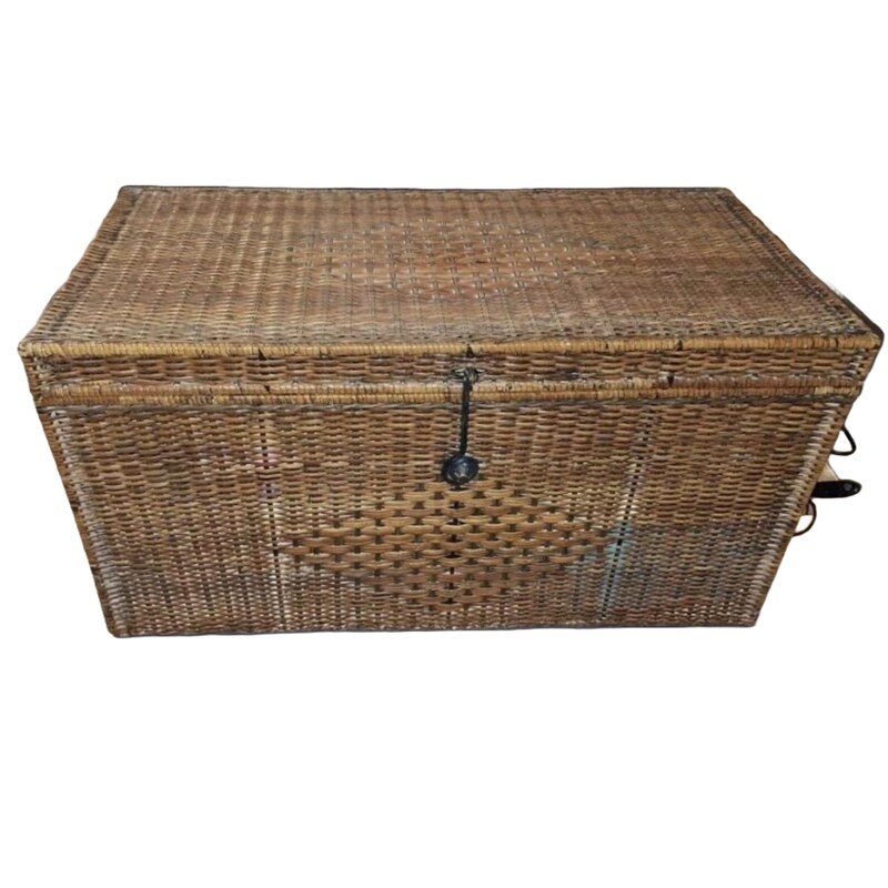 Wicker Blanket Chest - Etsy