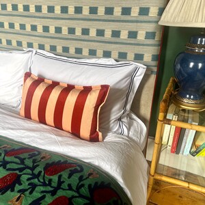 Colours of Arley Striped Cushion: Handmade Designer Pillow, Custom ...