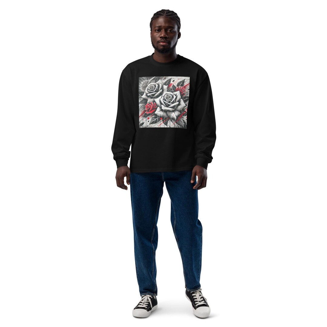 Rose Gang Premium Heavyweight Long Sleeve Shirt - Etsy