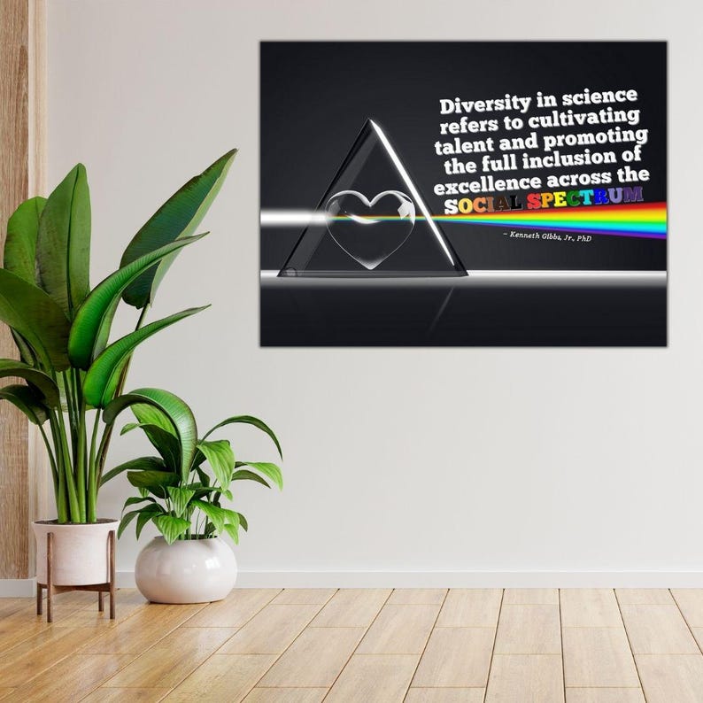 Diversity in Science Inclusive STEM Poster for Home, Labs, and ...