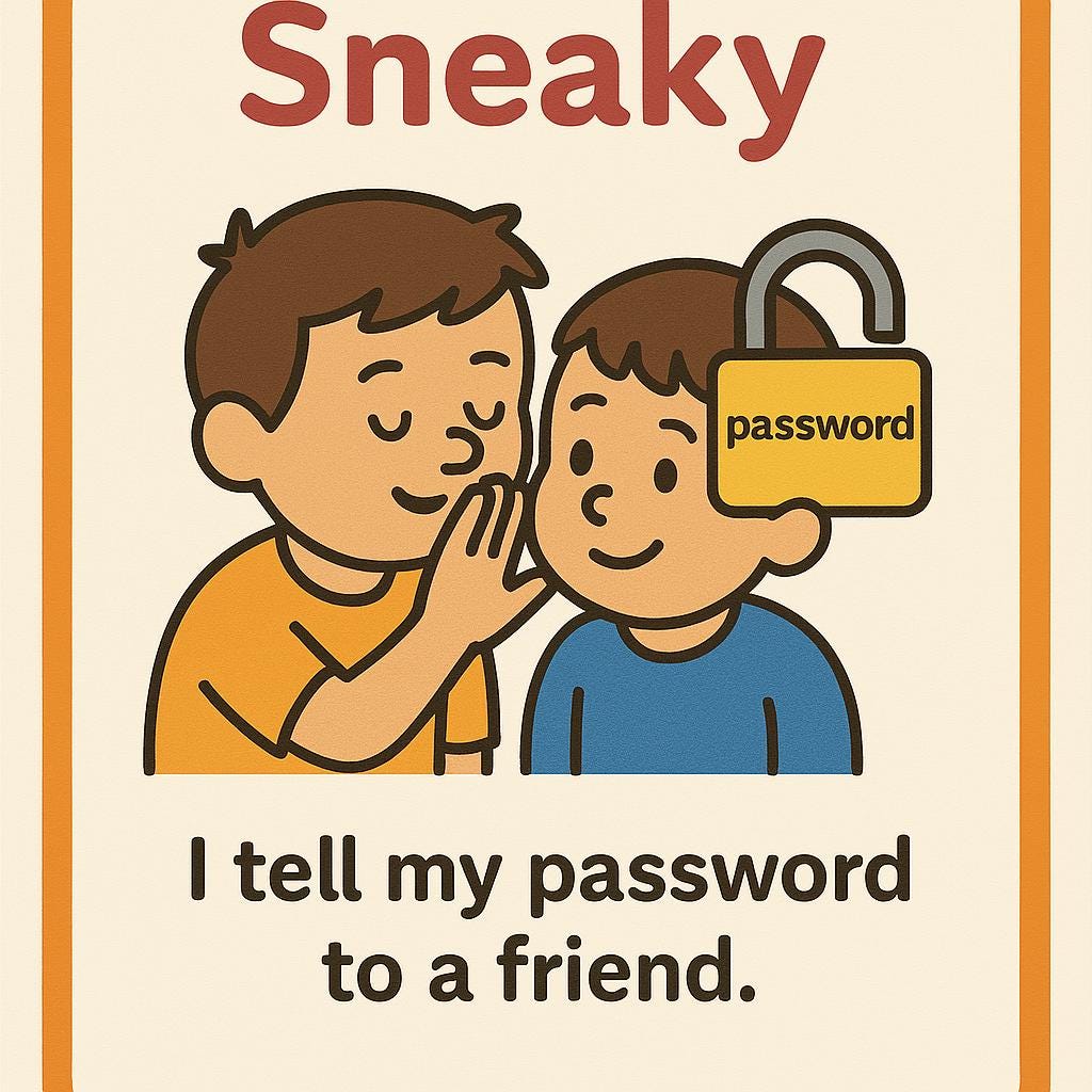 Safe or Sneaky? Printable Safety Game | Teach Online and Real-life ...