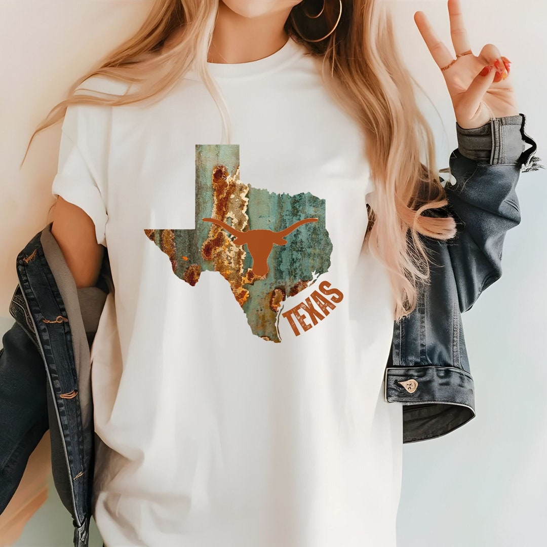 Texas Longhorn Shirt Unisex Comfort Colors T Shirt, UT Austin Tee ...