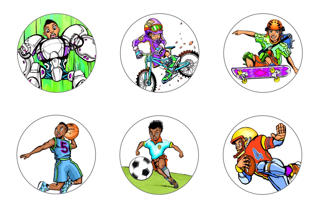 Hero Reward Stickers - Black American Boy Stickers For: Back to School ...